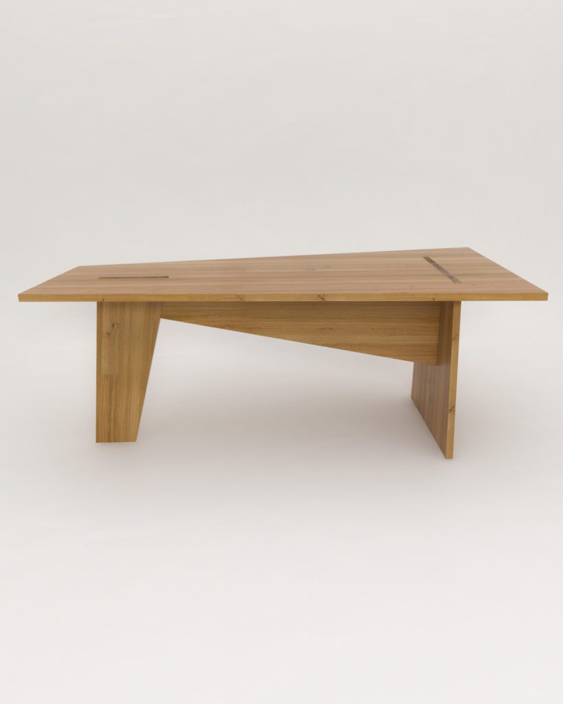 “Crooked Dining Table” by Nazara Lazaro | ADORNO DESIGN