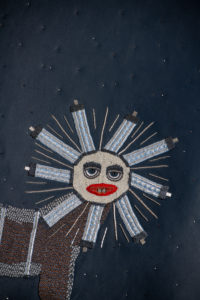 Hamarat Al Qaila Leather Screen by Khuloud Al Thani | ADORNO DESIGN