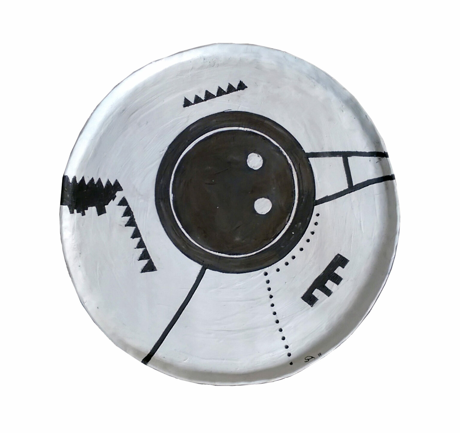 “planet Earth Back Then” Plate by Seray Asker | ADORNO DESIGN