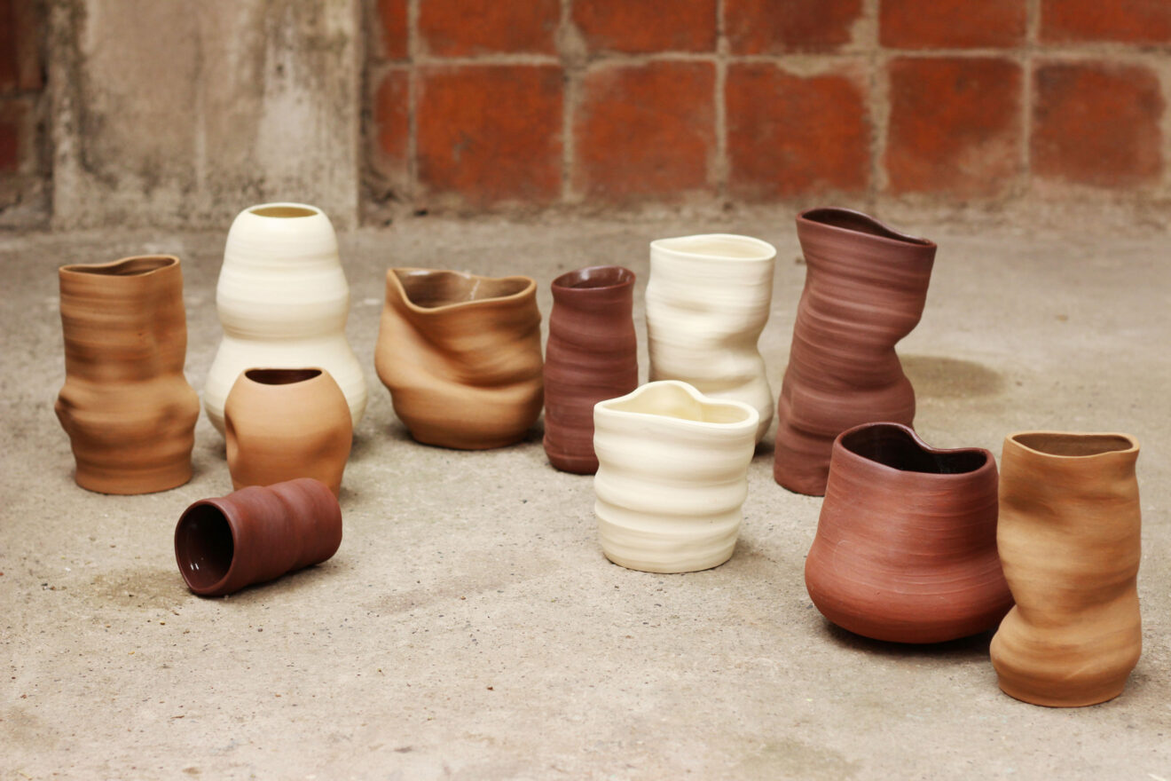 “LOS” Ceramic Containers by Popdots Studio | ADORNO DESIGN