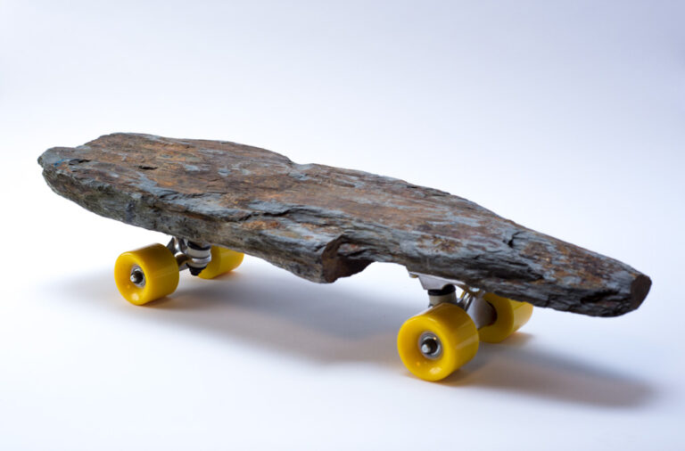 “Rock and Roll” stone skateboard by Lucas Muñoz Muñoz | ADORNO DESIGN