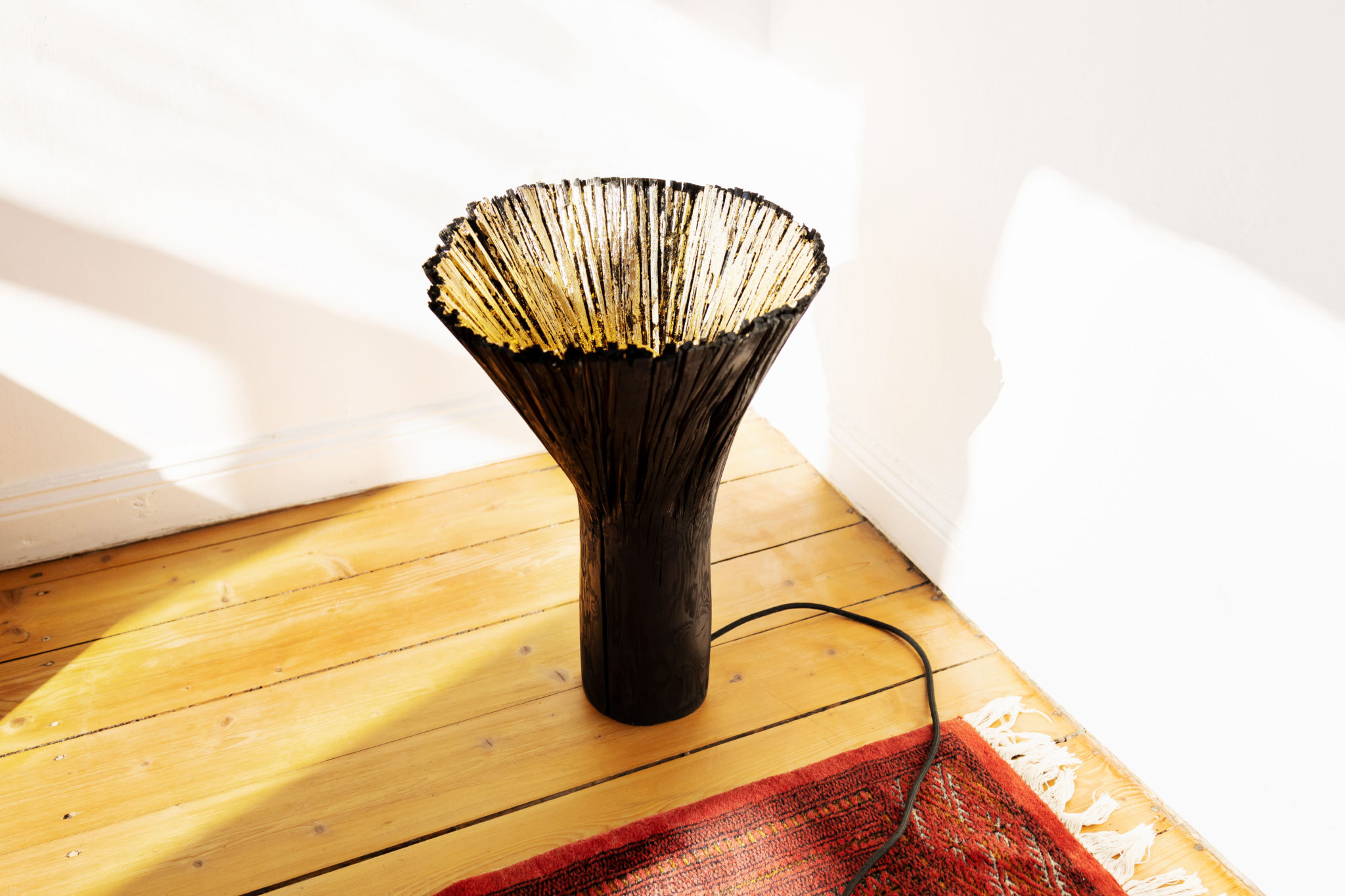 “Pressed Wood” Table Light by Johannes Hemann | ADORNO DESIGN