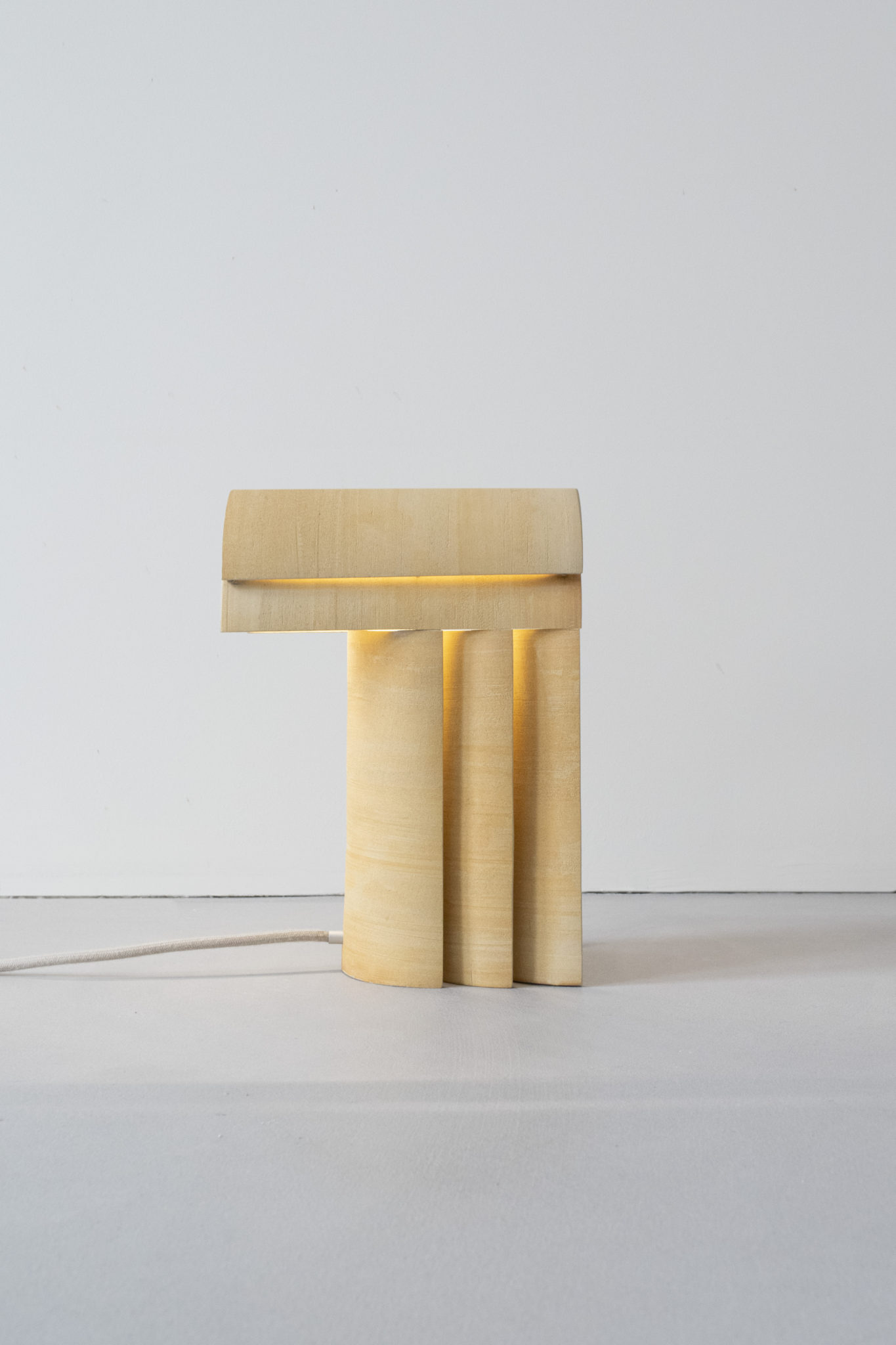 "LAYERS" Stoneware Lamp - ADORNO DESIGN