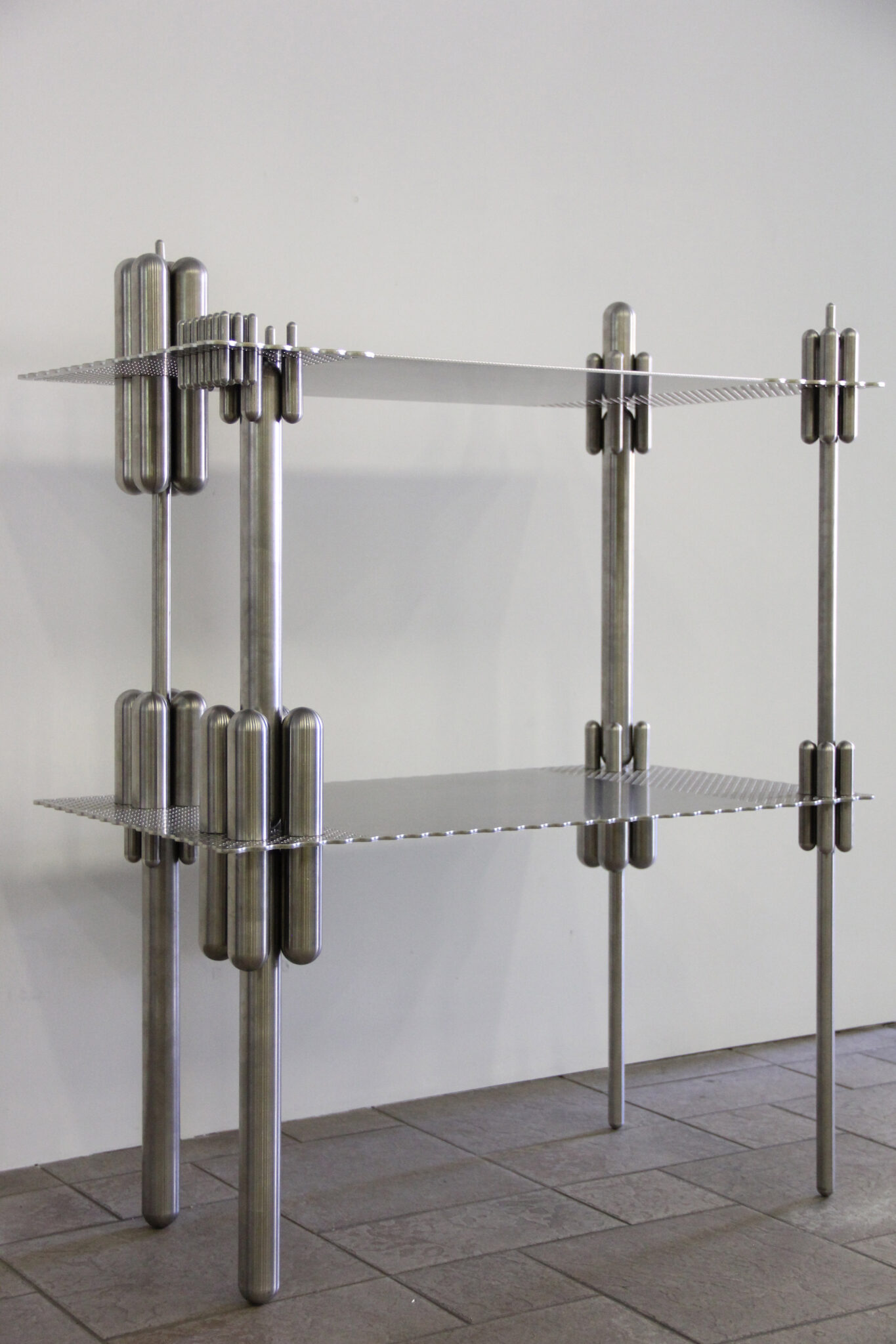 NOPPER – Modular Aluminum Shelving Unit by Bram Kerkhofs Design Studio ...