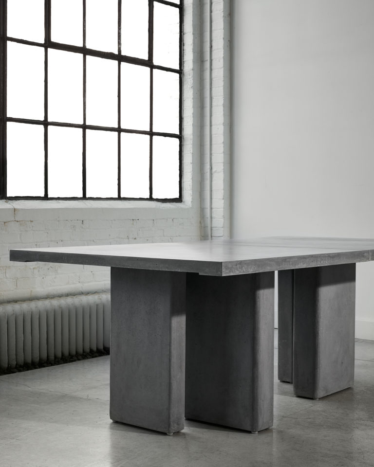 Nashii – Sculptural Dining Table Made of Lava Stone and Solid Wood by ...