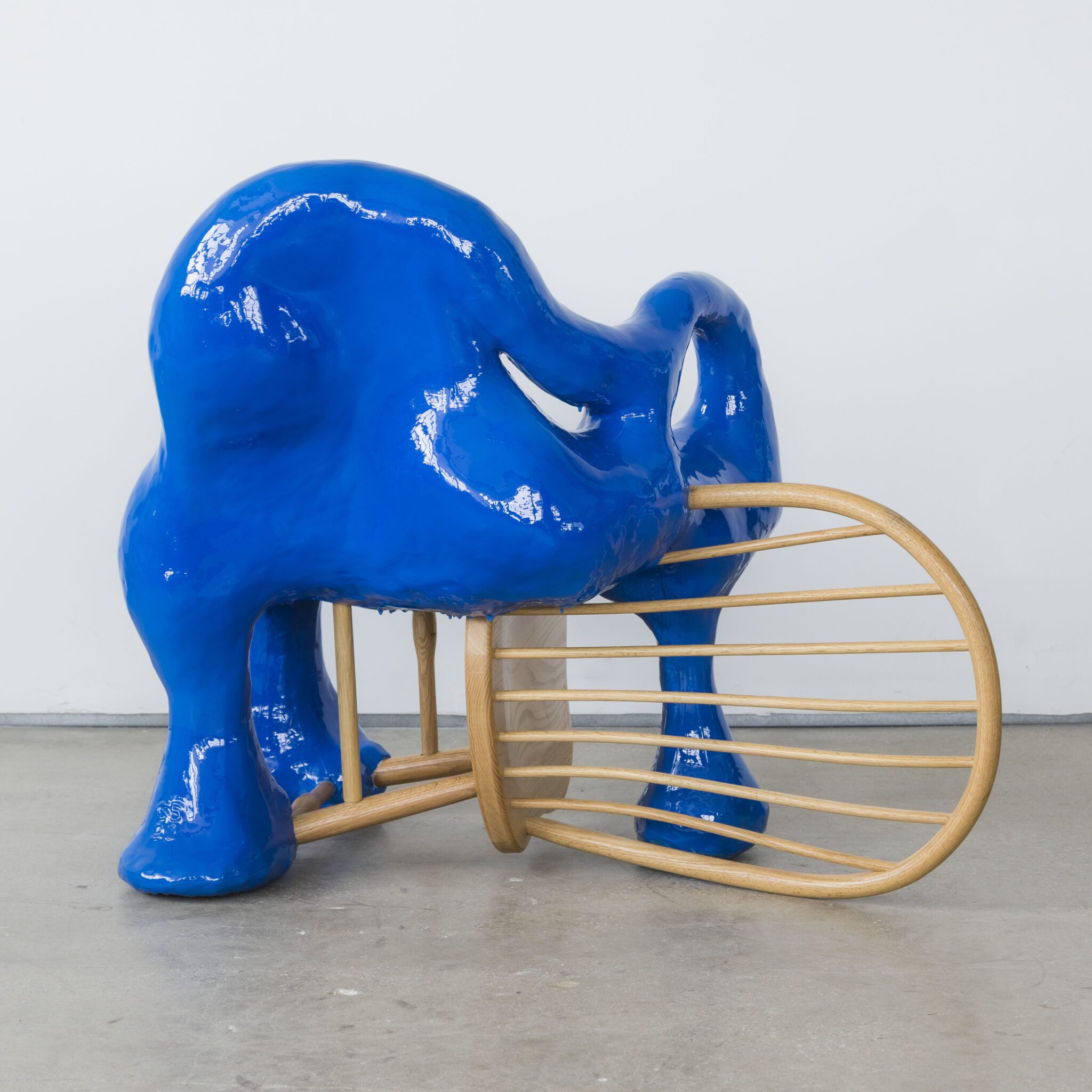 Blue Slime Chair by Gustavo Barroso | ADORNO DESIGN