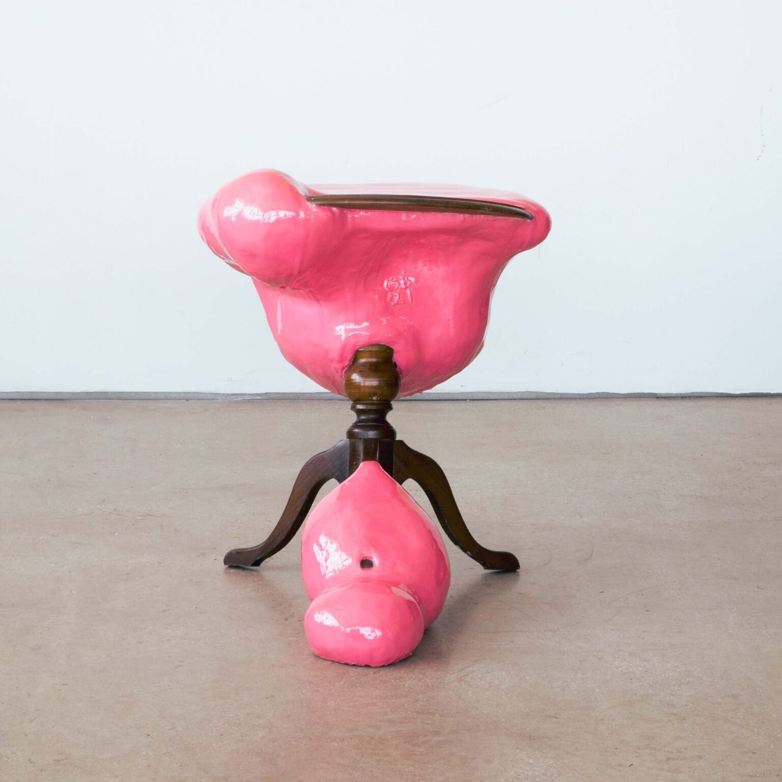 Pink Slime Side Table by Gustavo Barroso | ADORNO DESIGN