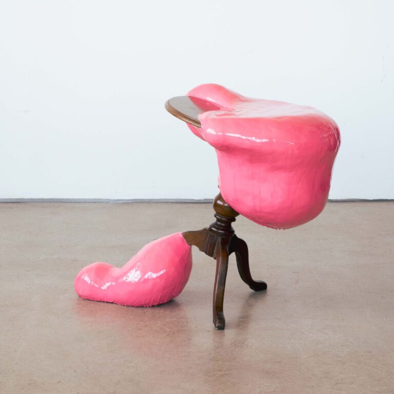 Pink Slime Side Table by Gustavo Barroso | ADORNO DESIGN