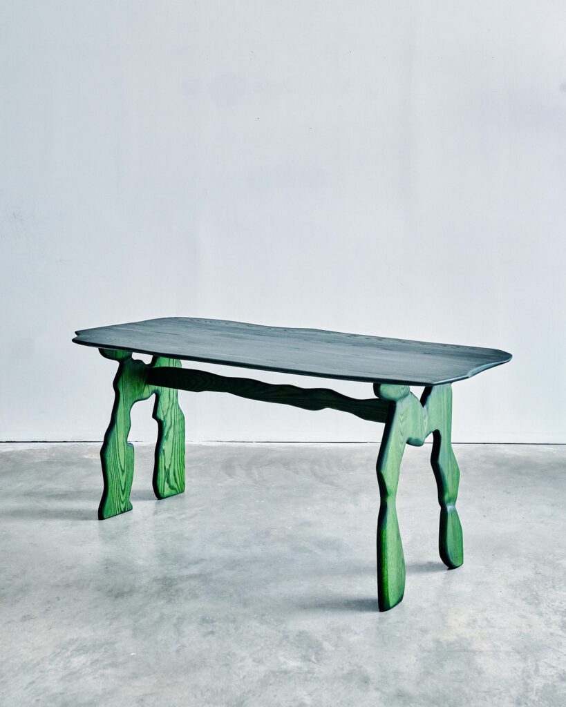 Green Dining Table by Studio Poa | ADORNO DESIGN