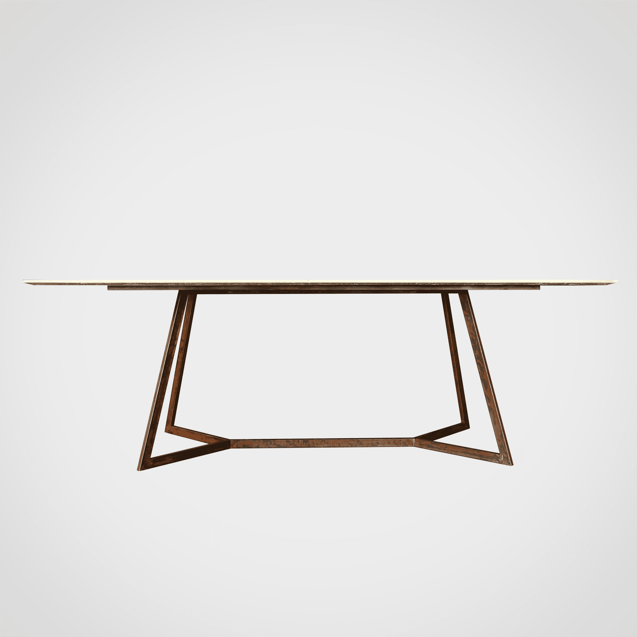Trapeze Tr4 – Travertine Dining Table by DFdesignLab | ADORNO DESIGN