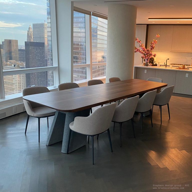 Nashii – Sculptural Dining Table Made Of Lava Stone And Solid Wood by ...