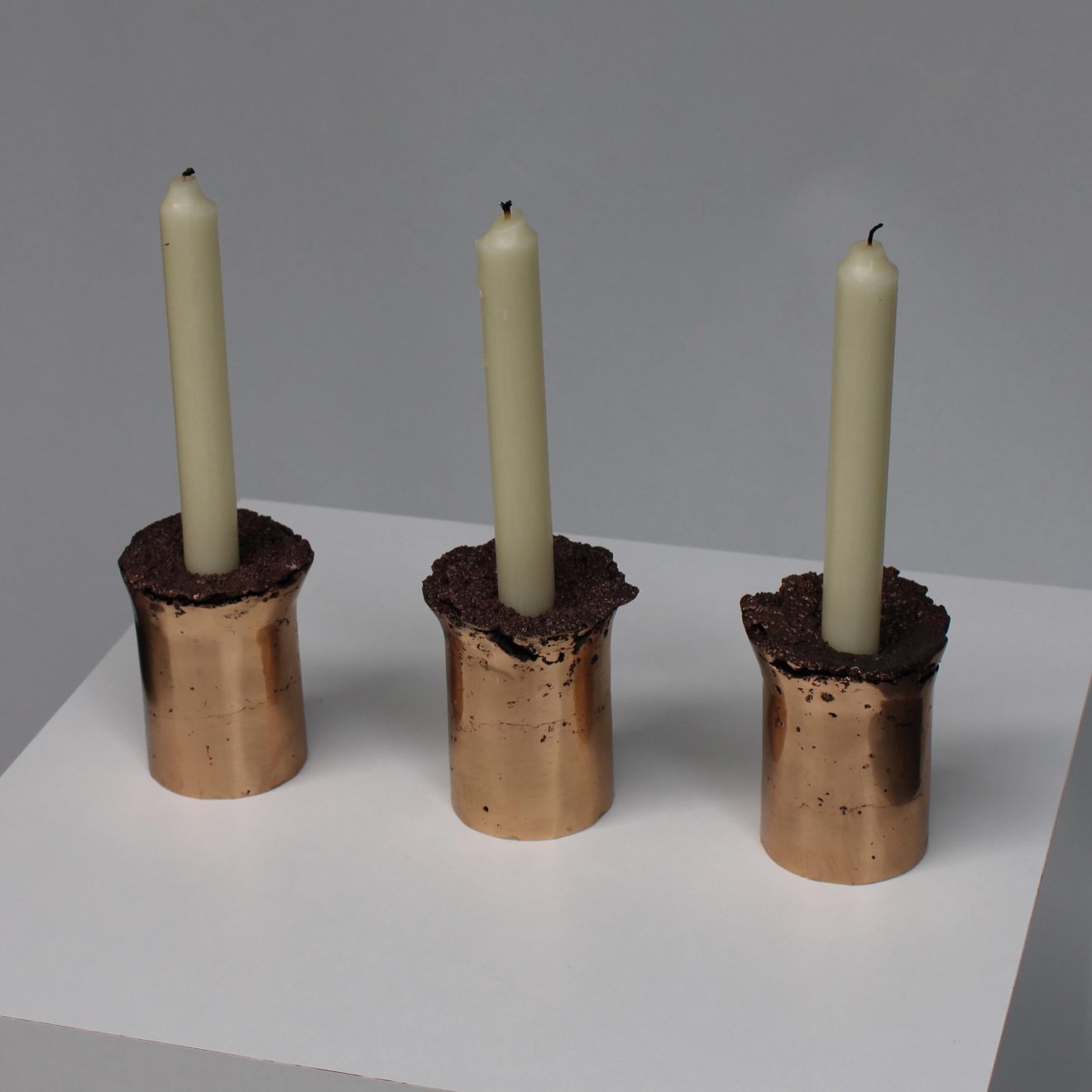 Sprue Candlesticks Set of 3 V by Studio Sunt | ADORNO DESIGN