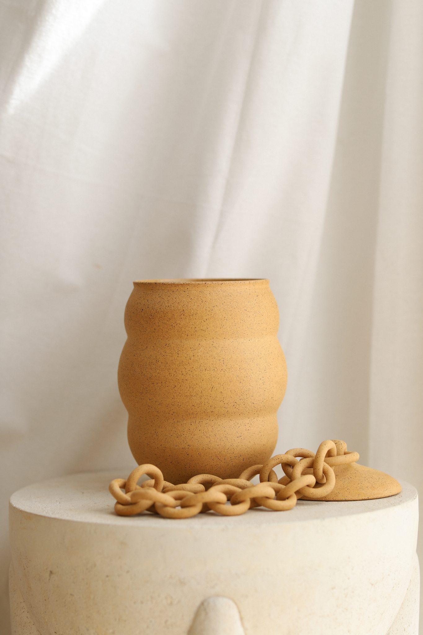 Runa – Hand Thrown Ceramic Jar by Kelsey Floyd | ADORNO DESIGN