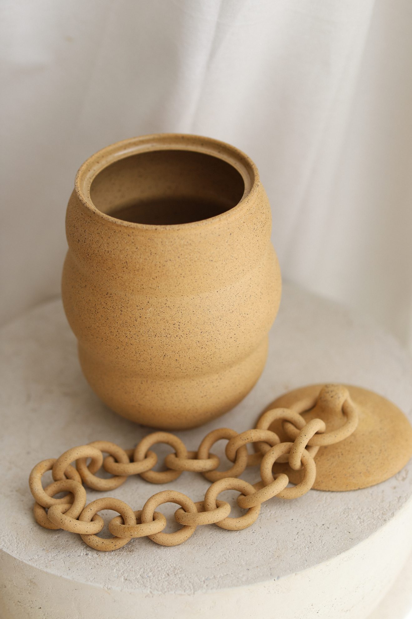 Runa – Hand Thrown Ceramic Jar by Kelsey Floyd | ADORNO DESIGN