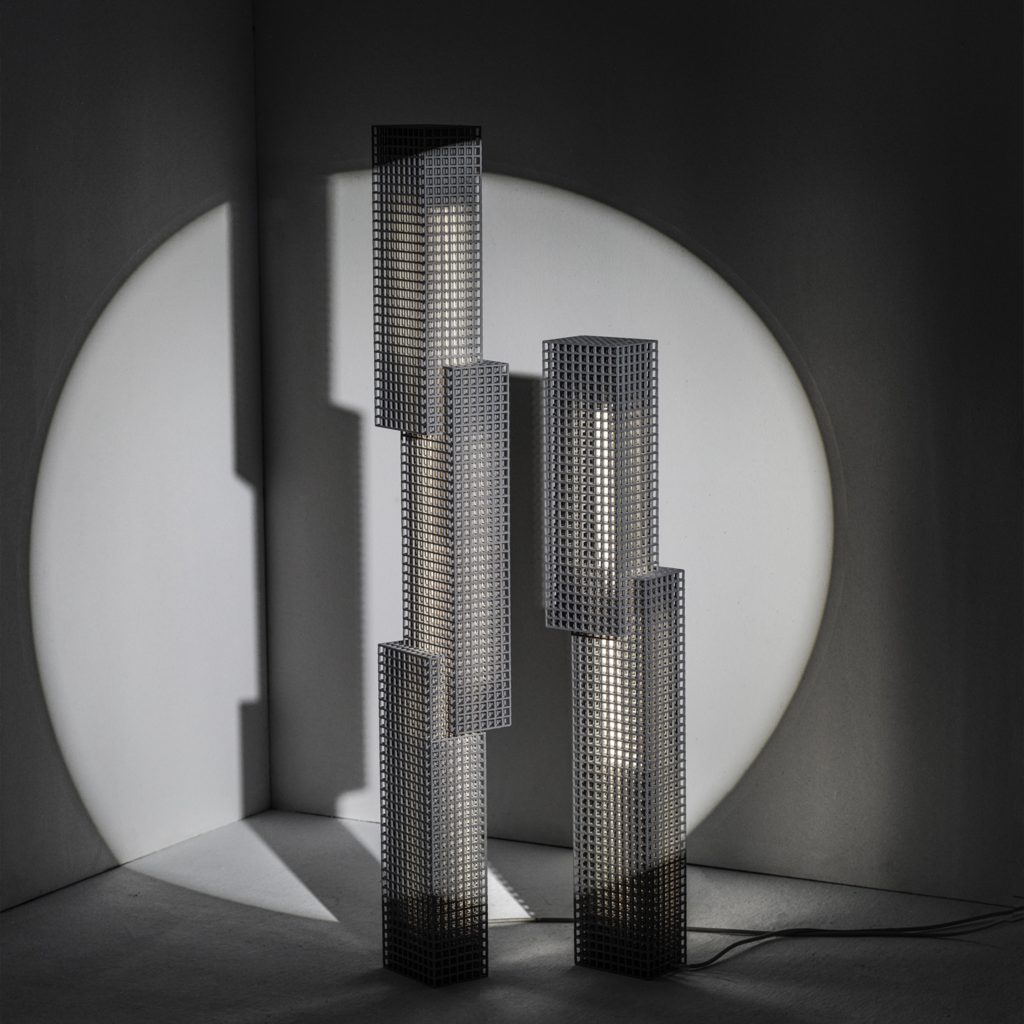 Lattice – Skyscraper Floor Lamp (Set of 2) by Studio Yellowdot | ADORNO ...