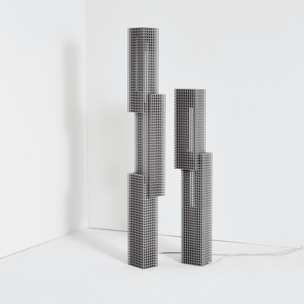 Lattice – Skyscraper Floor Lamp (Set of 2) by Studio Yellowdot | ADORNO ...