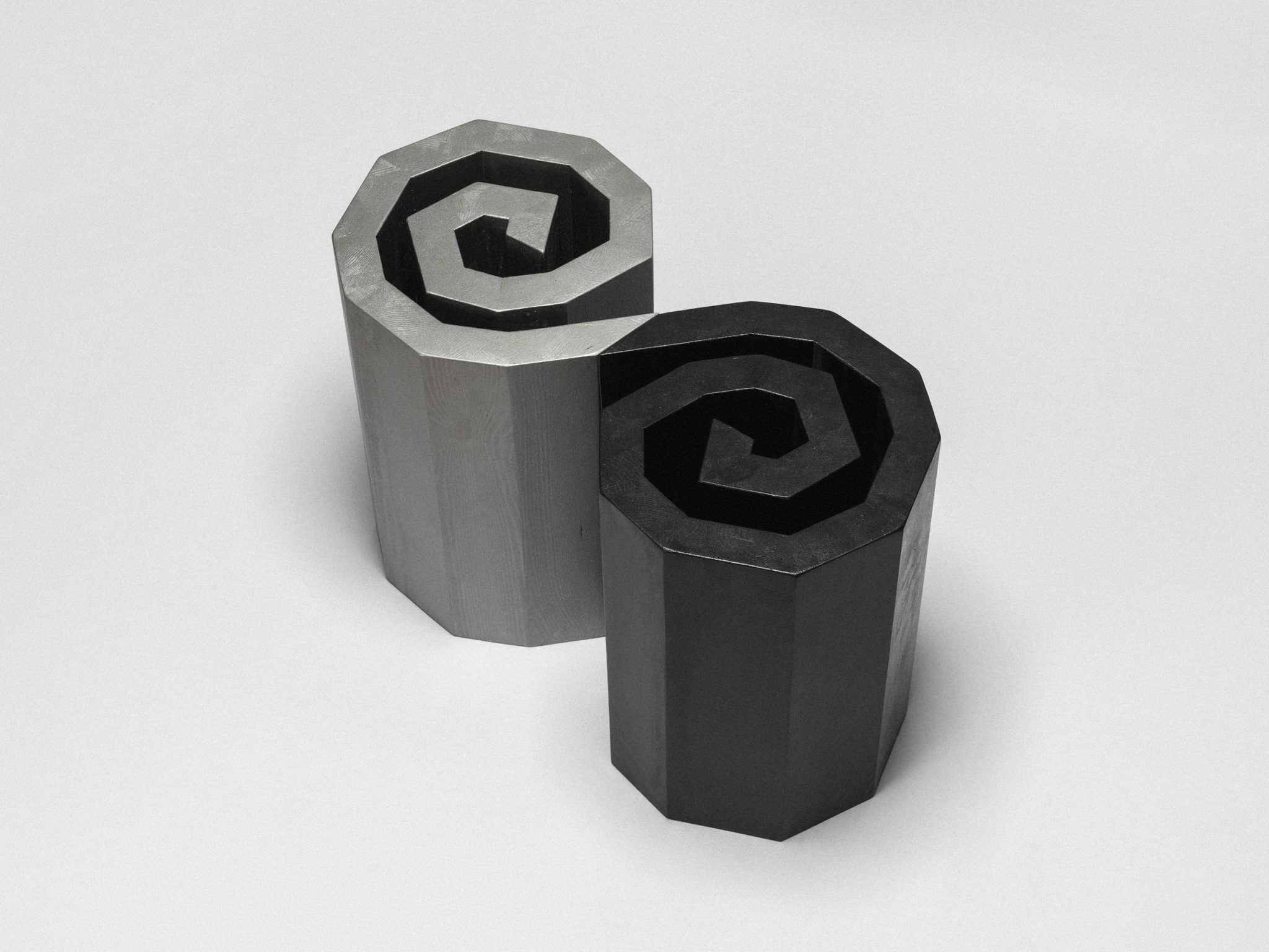 Wooden Spiral Stool by Aldana Lorenzo | ADORNO DESIGN