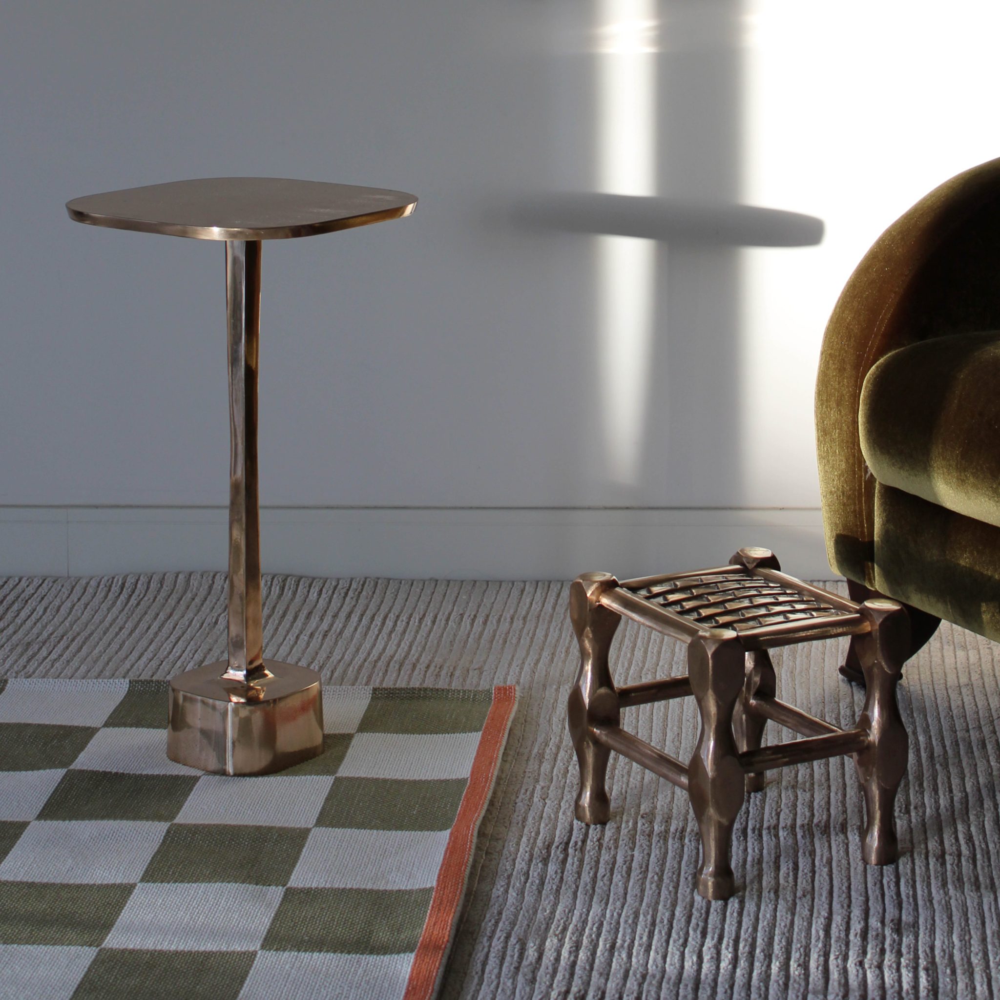 The Iskemle Cast Bronze Stool by Studio Sunt | ADORNO DESIGN