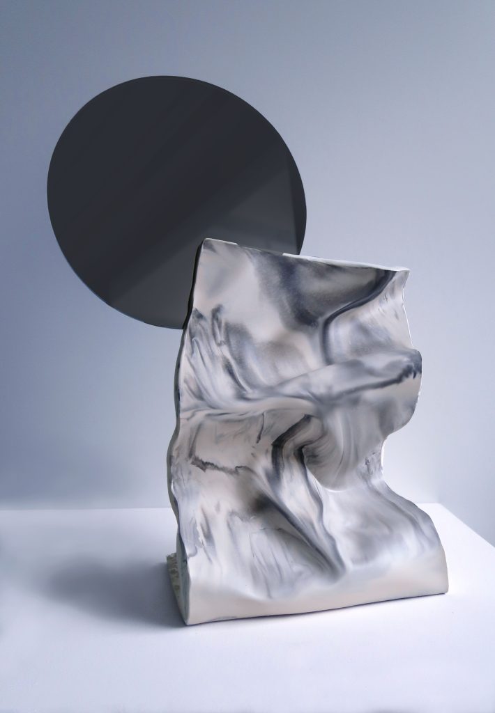 FLOW Resin Table Mirror by Jule Cats | ADORNO DESIGN