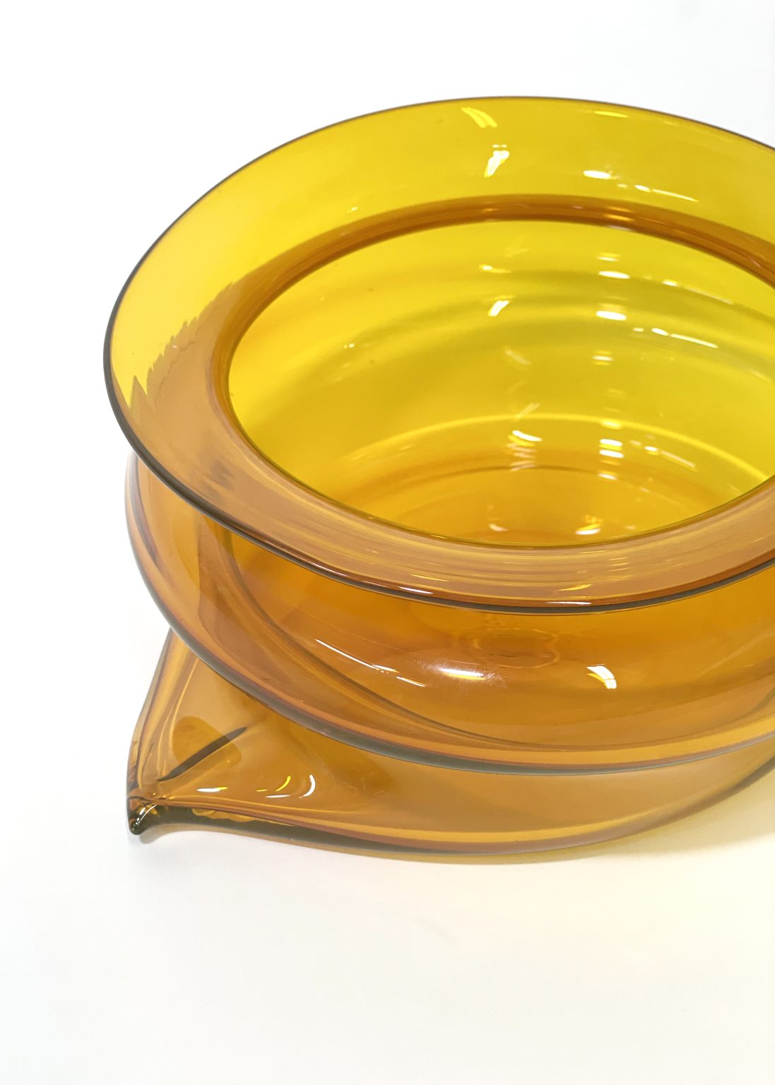 Deflated Glass Bowl by Sticky Glass | ADORNO DESIGN