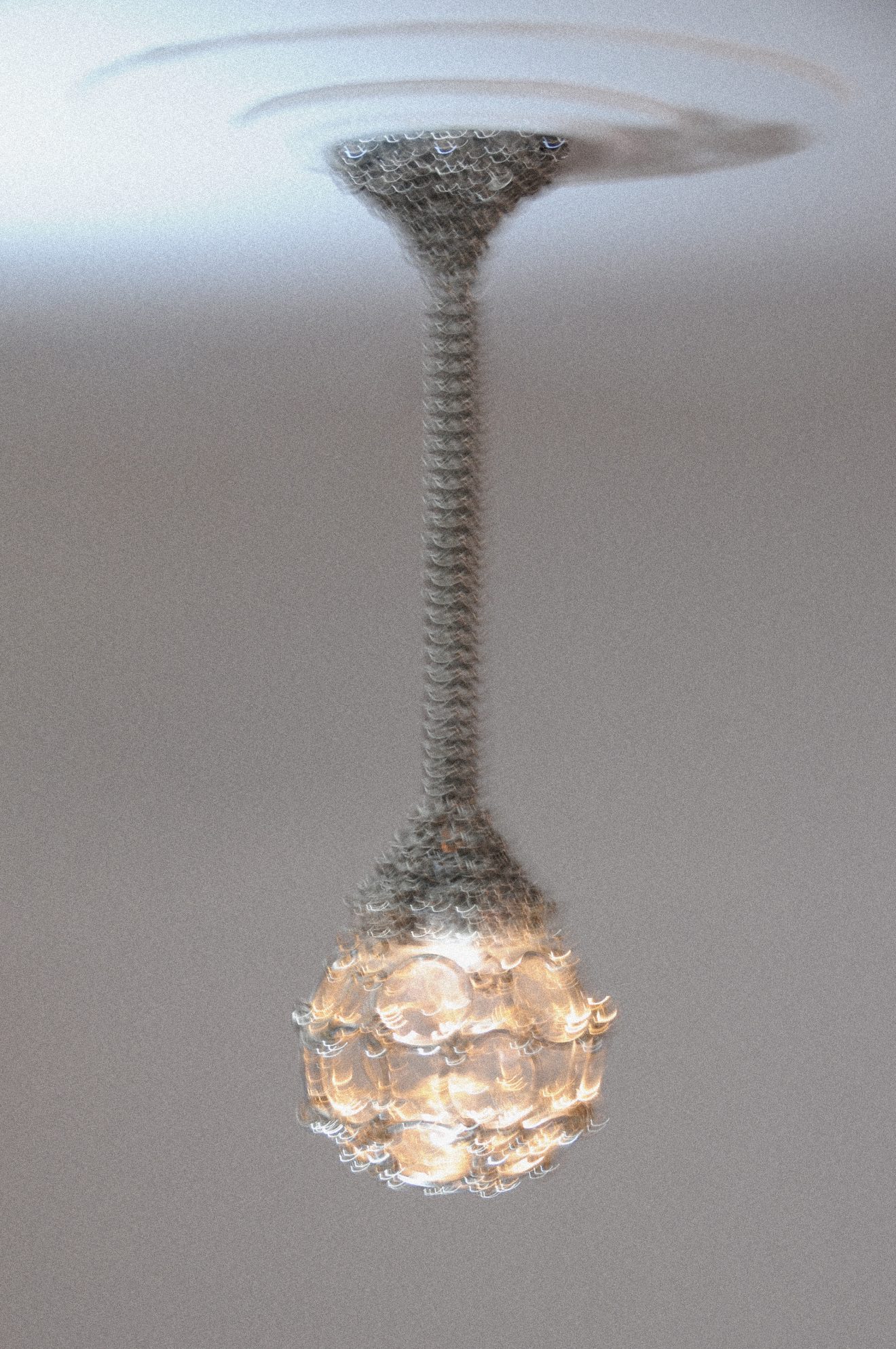Chainmail – Single Pendant Droplet Chandelier by Panorammma Atelier ...