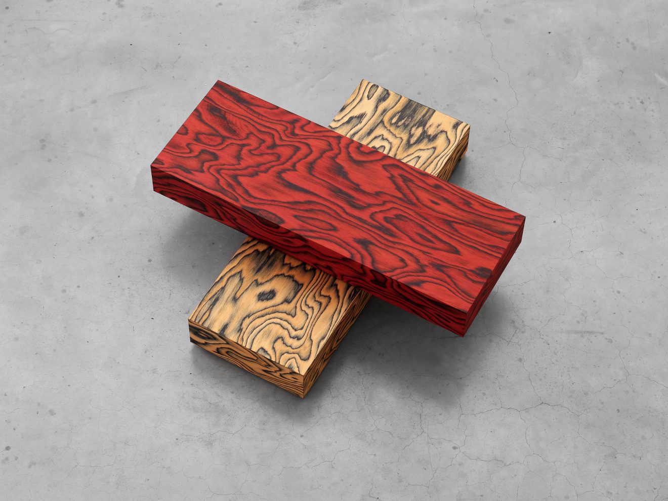 Arco – Contemporary Two-Block Coffee Table by BANNACH | ADORNO DESIGN