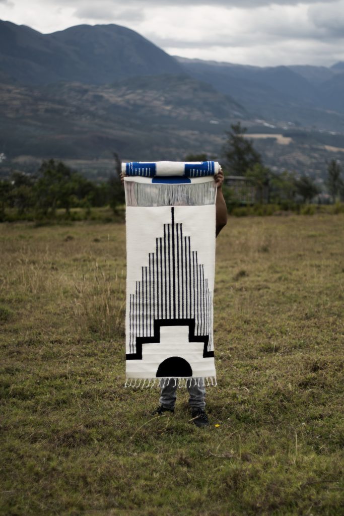 Centro – Sheep’s Wool Ivory Handwoven Tapestry by ANDEAN | ADORNO DESIGN