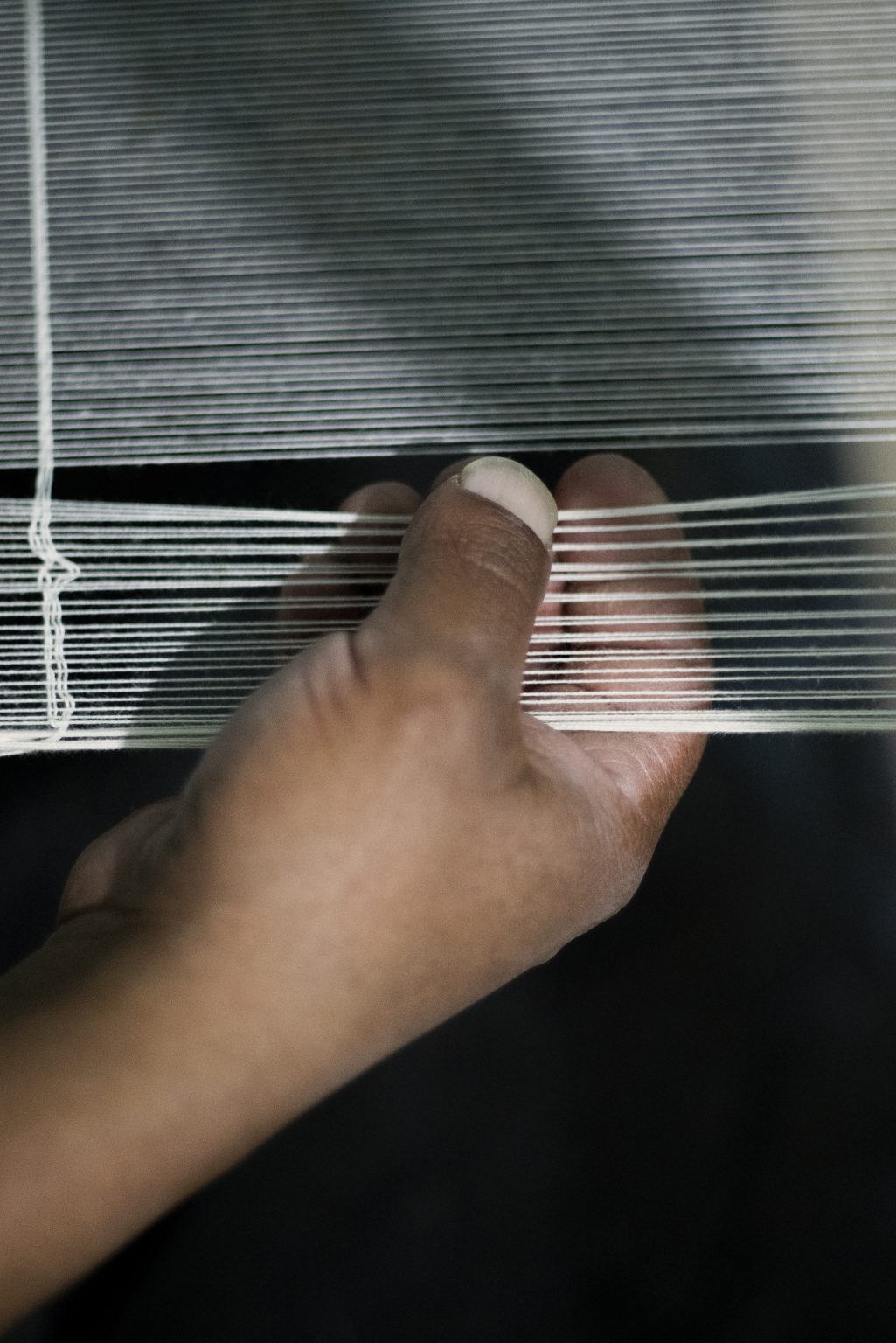 Centro – Sheep’s Wool Ivory Handwoven Tapestry by ANDEAN | ADORNO DESIGN