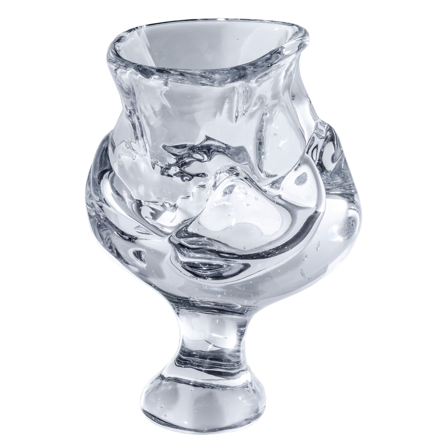 Goblet Shaped Hand-blown Vase by Szkło Studio | ADORNO DESIGN