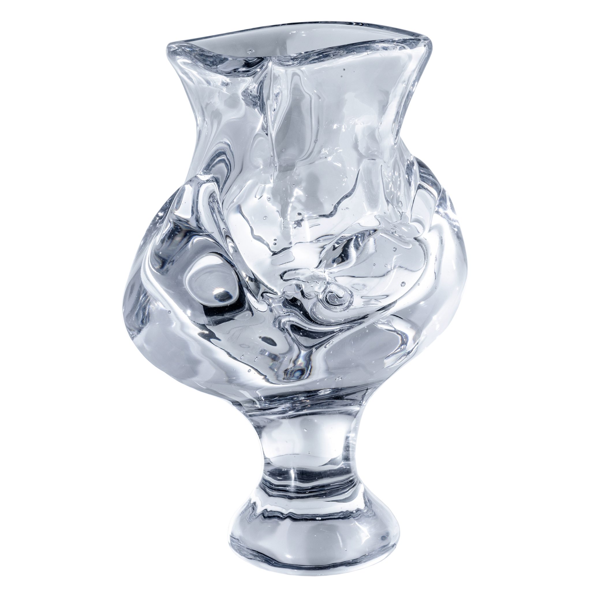 Goblet Shaped Hand-blown Vase by Szkło Studio | ADORNO DESIGN