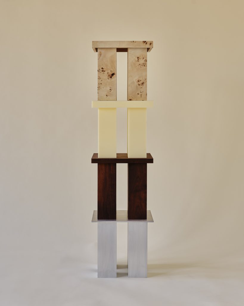 Miter – Aluminum Side Table by MOCK STUDIO | ADORNO DESIGN