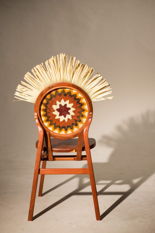 Cocar Chair: Handmade In Brazill With Braided Tucumã Straw And Cabreúva ...