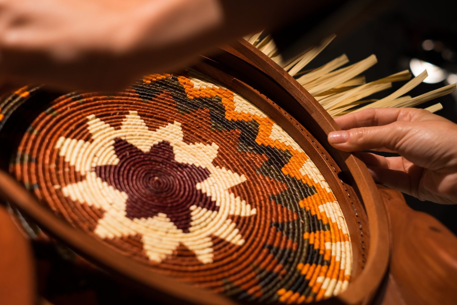 Cocar Chair: Handmade In Brazill With Braided Tucumã Straw And Cabreúva ...