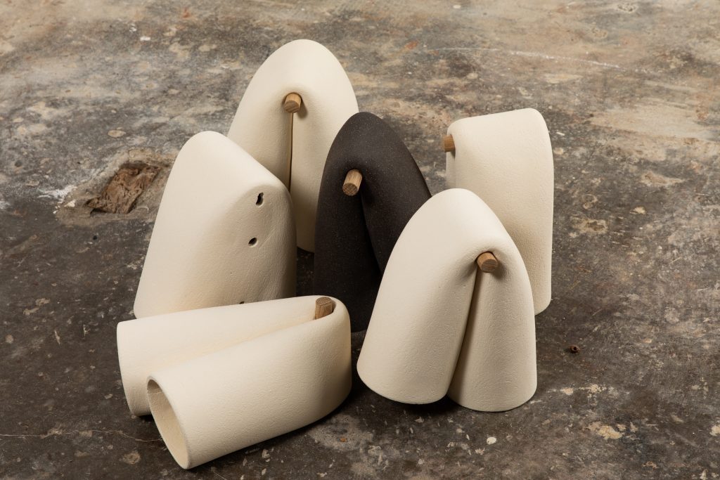 Melo Sconce – Minimalist Ceramic Wall Light by melo clay | ADORNO DESIGN