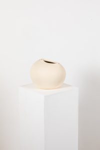 Untitled Vessel 2 – White Sculptural Ceramic Vessel by melo clay ...