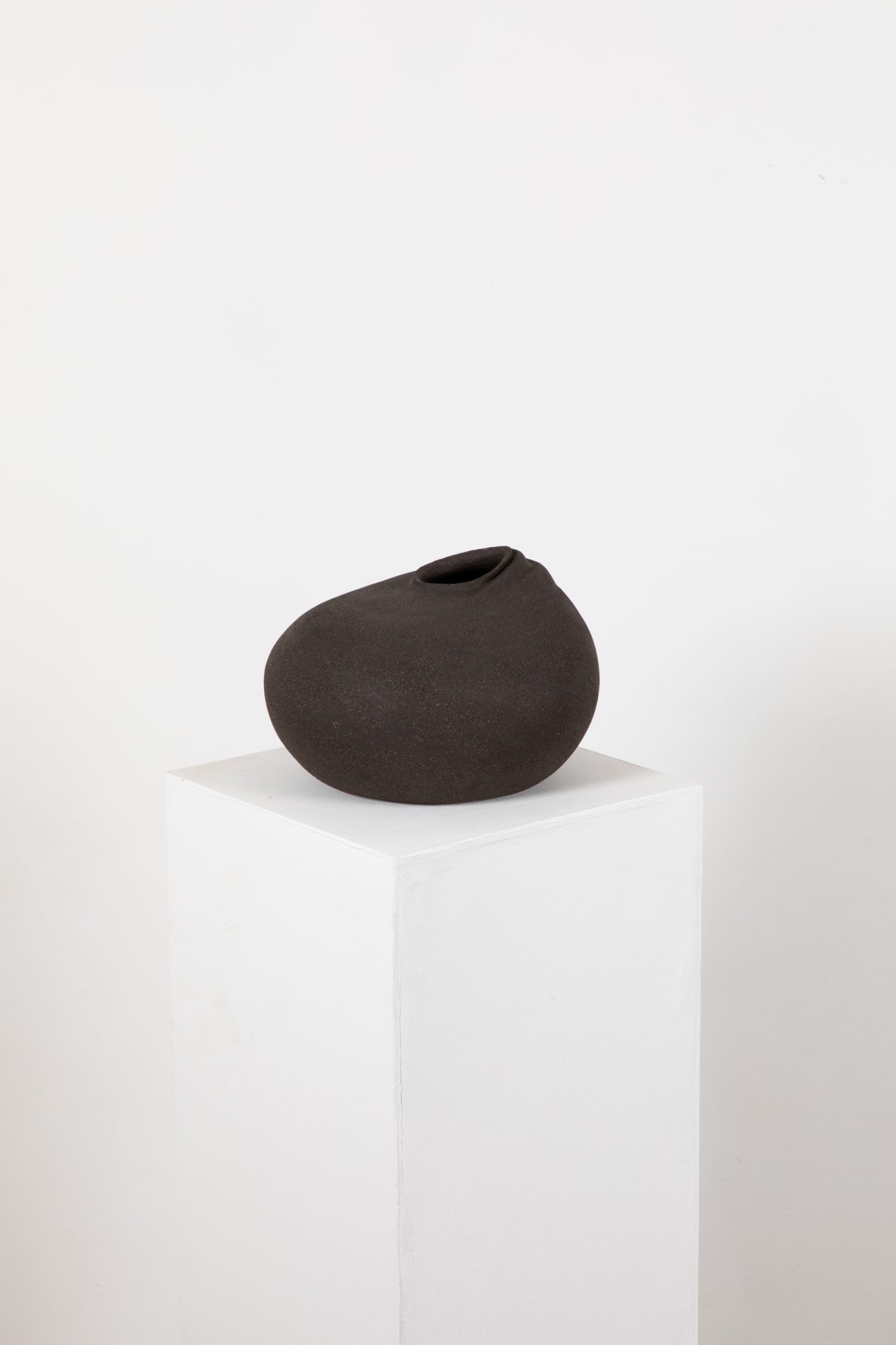 Movement Phase 2 – Black Sculptural Ceramic Vessel by melo clay ...