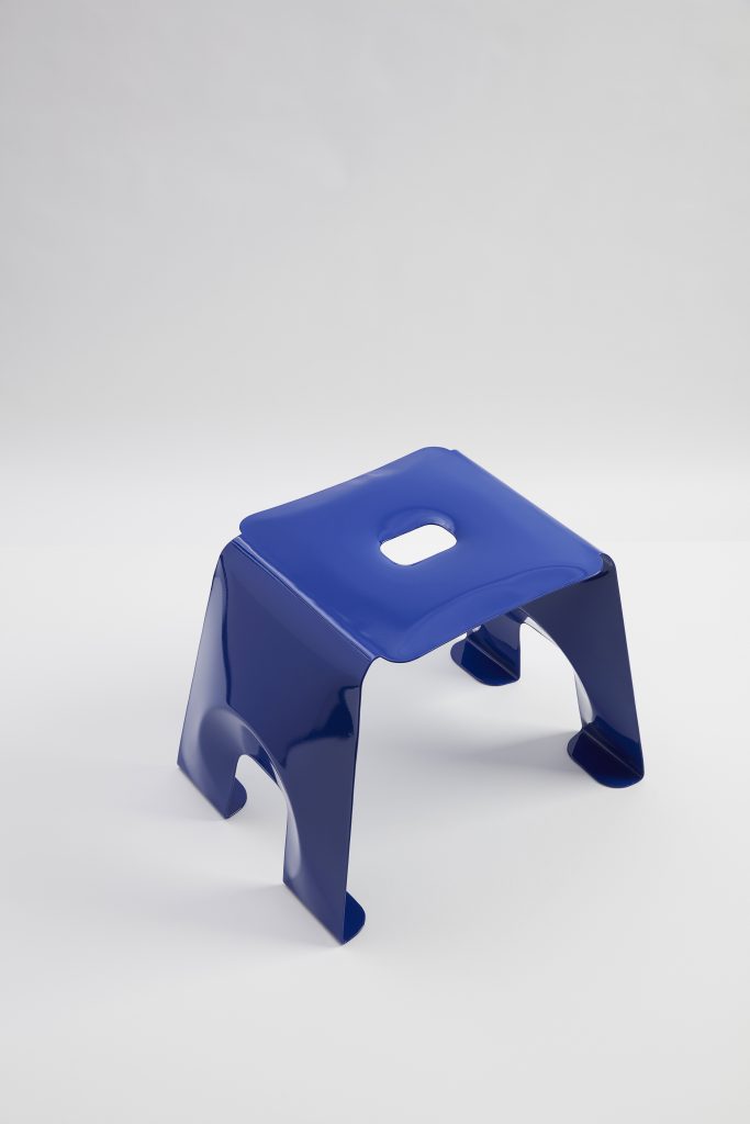 A Stool – Metal Inflated Stool by Jaclyn Pappalardo | ADORNO DESIGN