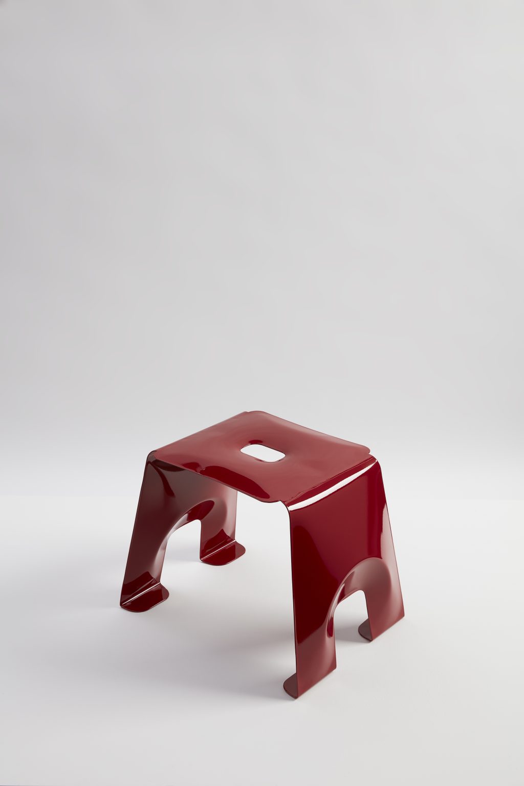 A Stool – Metal Inflated Stool by Jaclyn Pappalardo | ADORNO DESIGN
