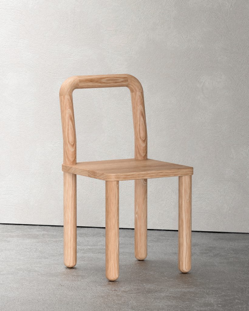 Layout – Wood Dining Chair by Studio Super Sunday | ADORNO DESIGN