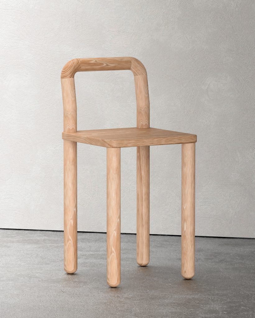 Layout – Wood Counter Chair by Studio Super Sunday | ADORNO DESIGN