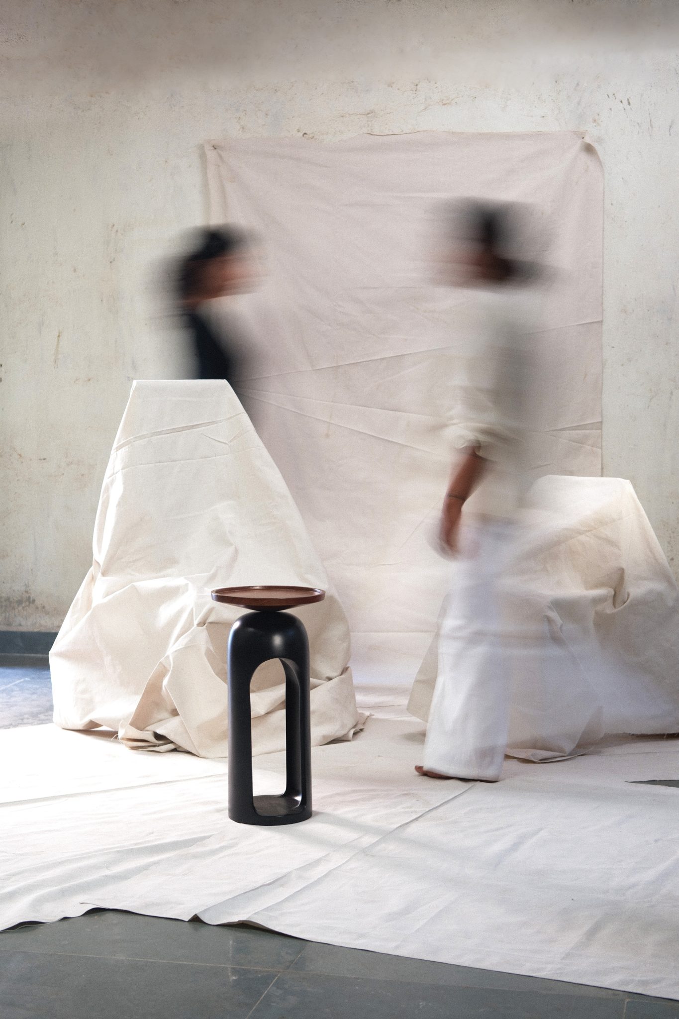 Vanta – Teak Side Table by Studio Indigene | ADORNO DESIGN