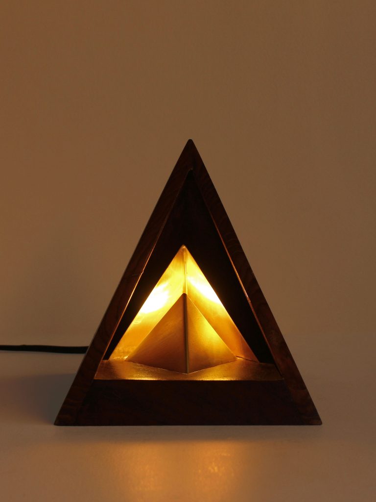 Vihaan – The Pyramid Lamp by Studio Indigene | ADORNO DESIGN