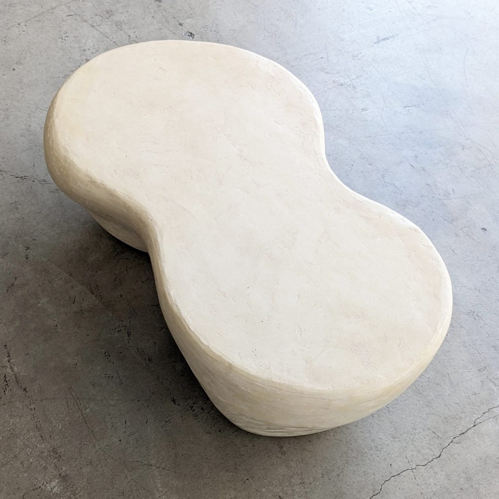 Arch – Beige Plaster Coffee Table by NV STUDIO | ADORNO DESIGN