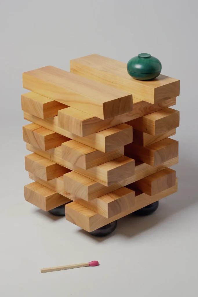 Bûcher – Stacked Side Table by Benjamin Foucaud | ADORNO DESIGN