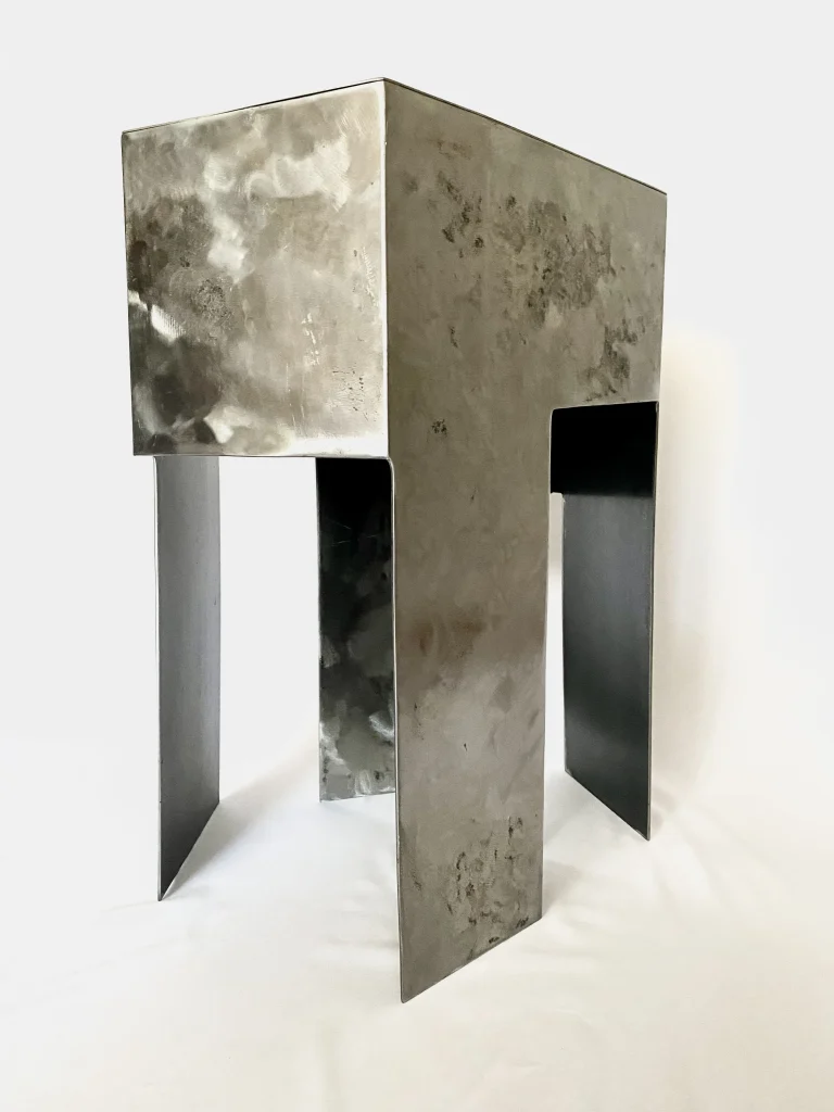 Dør – Steel Side Table by Celine Proust | ADORNO DESIGN