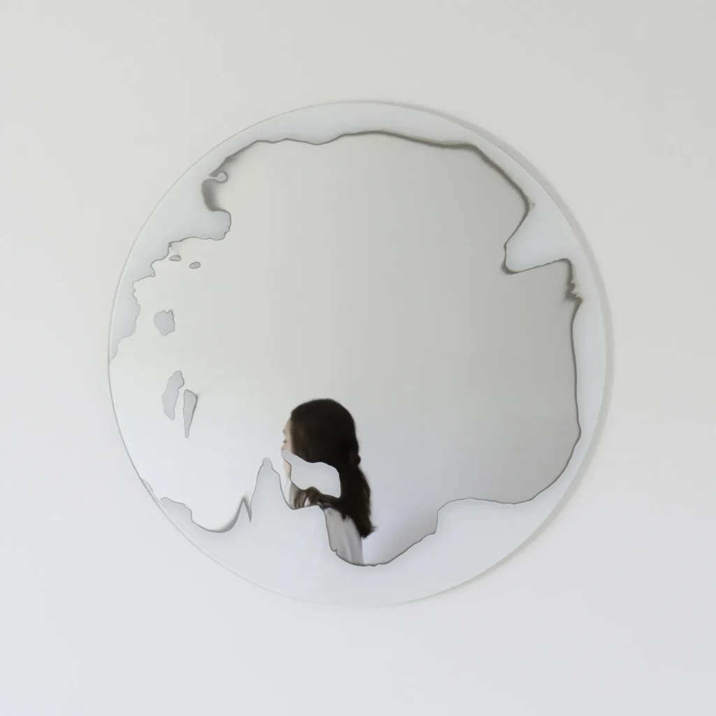 Float Mirror White – Liquid Silver / Glass by Studio Speculo | ADORNO ...